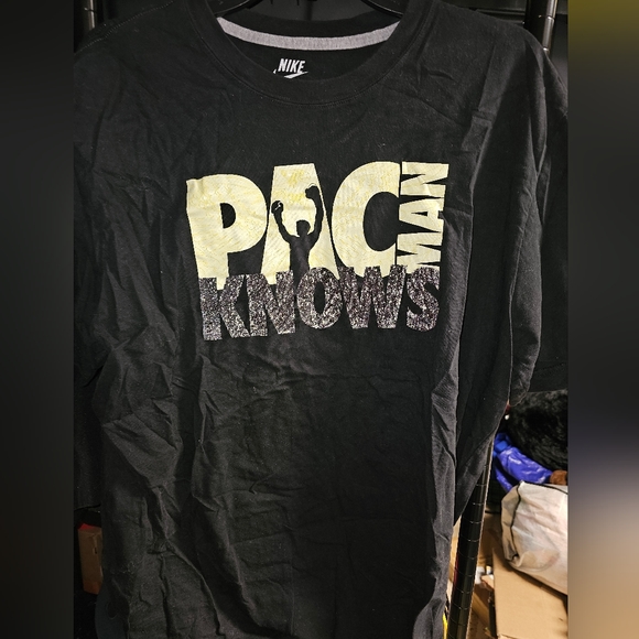Nike | Shirts | Manny Pacquiao Pac Man Knows Nike Sportswear Black ...